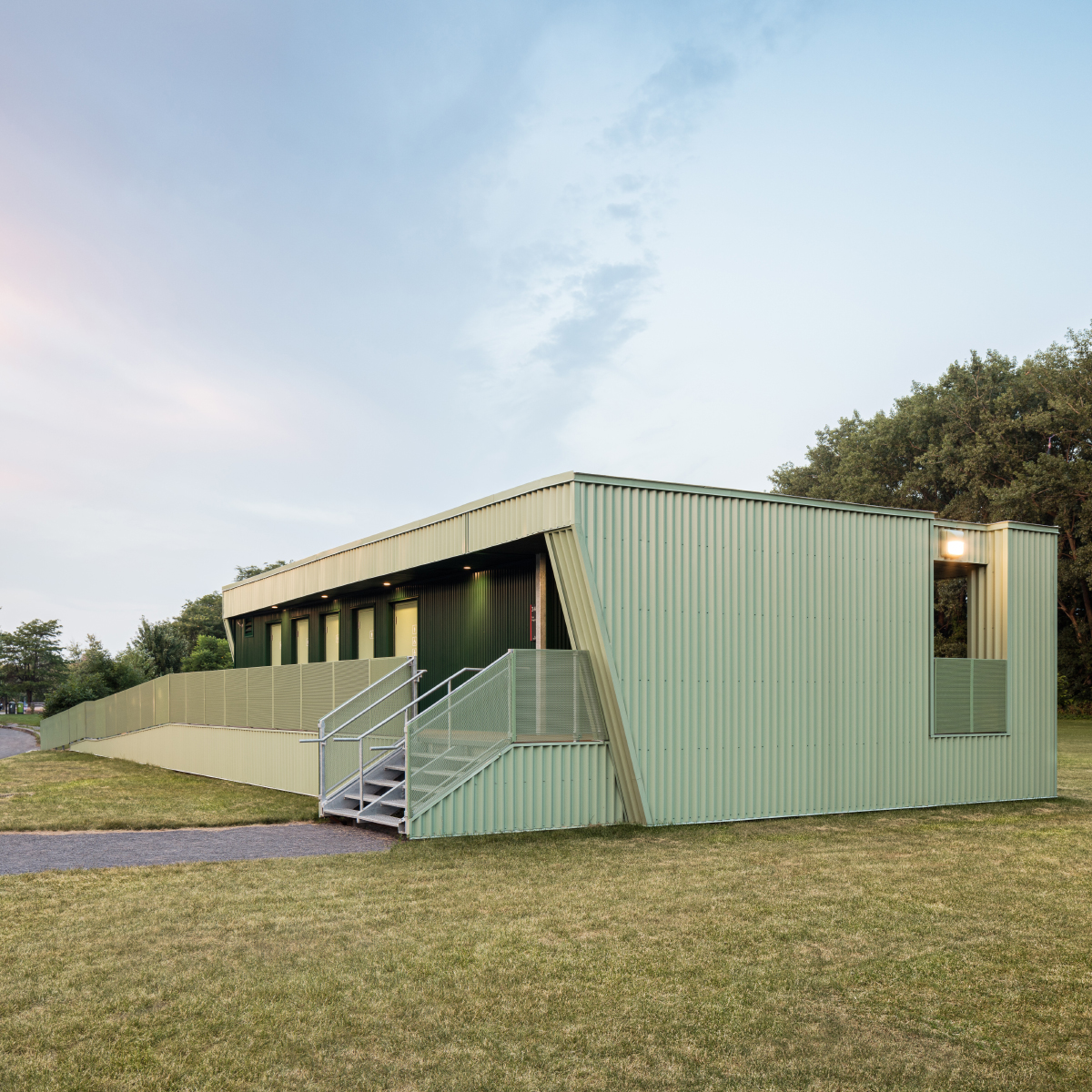 Bâtiment d’accueil transitoire - Parc Angrignon – Cimaise